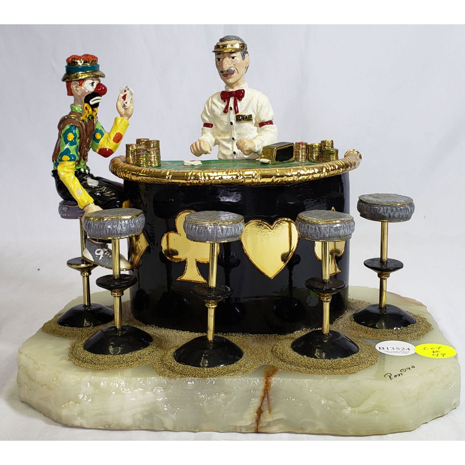 Ron Lee Clown Playing BlackJack - Oct 05, 2019 | Orlando Estate Auction ...