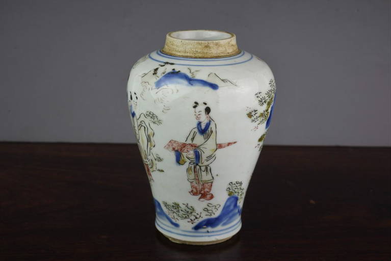Rare Chinese Transitional Period, Shunzhi Vase