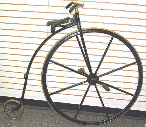 307 Unusual Old Antique Bike W Big Front Wheel