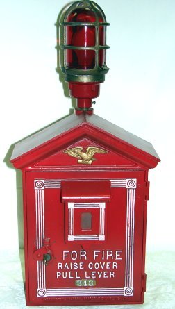 1435: Vintage Fire Alarm Box W/Light & Telegraph LAFD