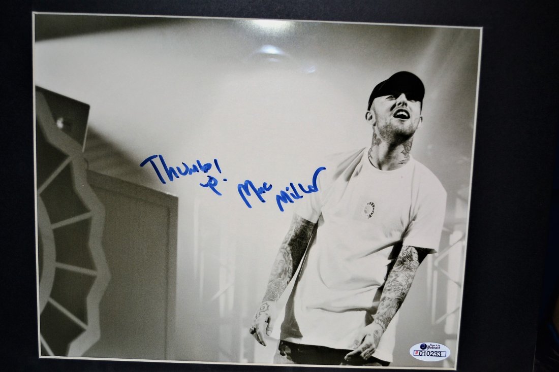 Mac Miller Sign Photo, Mac Miller Autograph Photo