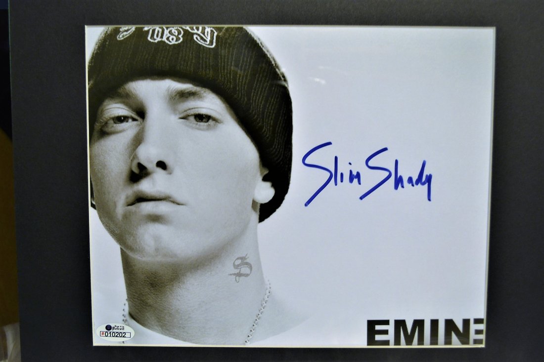 Slim Shady Autograph Photo, Slim Shady Sign Photo,