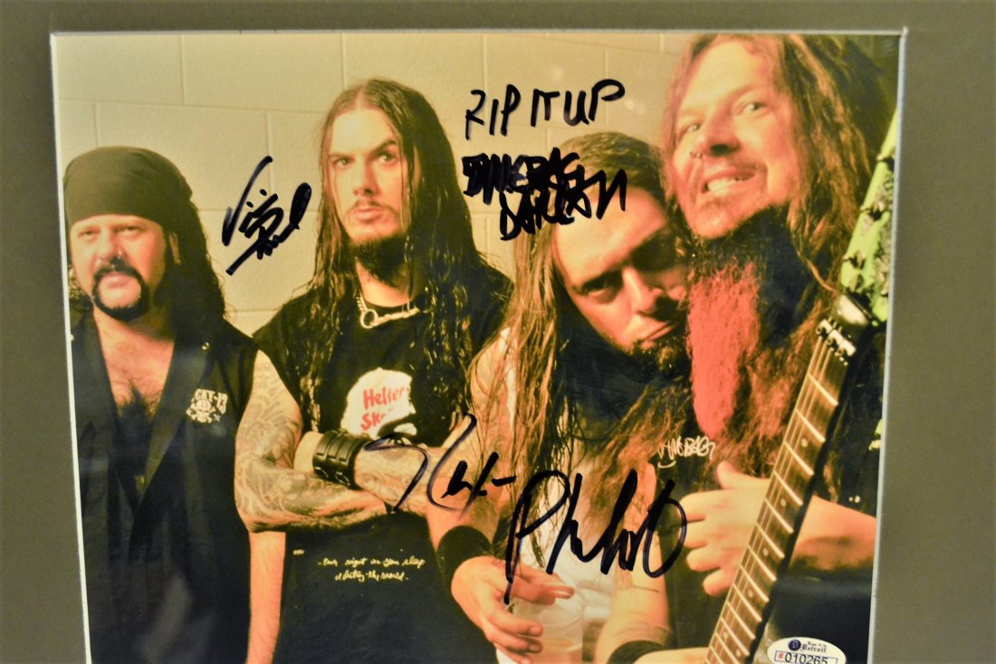 Pantera Autograph Photo, Pantera Sign Photo. Rock - Dec 09, 2018 | Keep ...