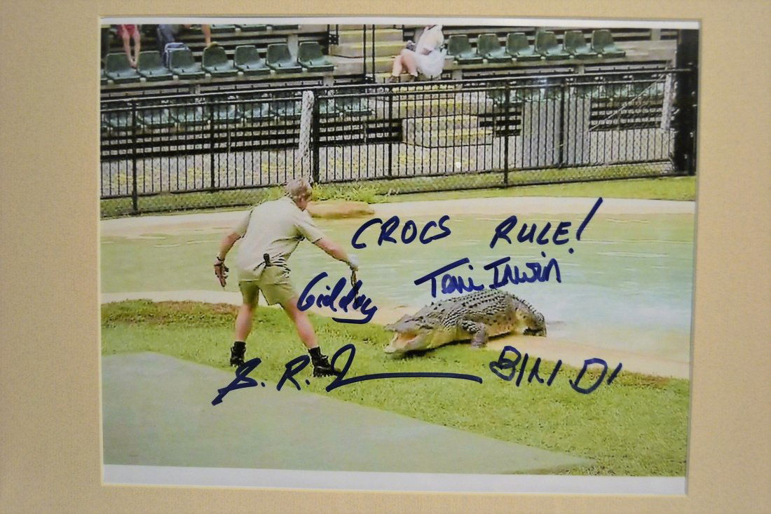 Steve Irwin Autograph Photo, Steve Irwin Sign Photo.