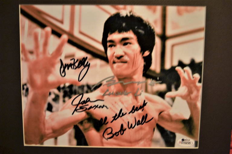 Bruce Lee Game Of Death Cast Sign Photo