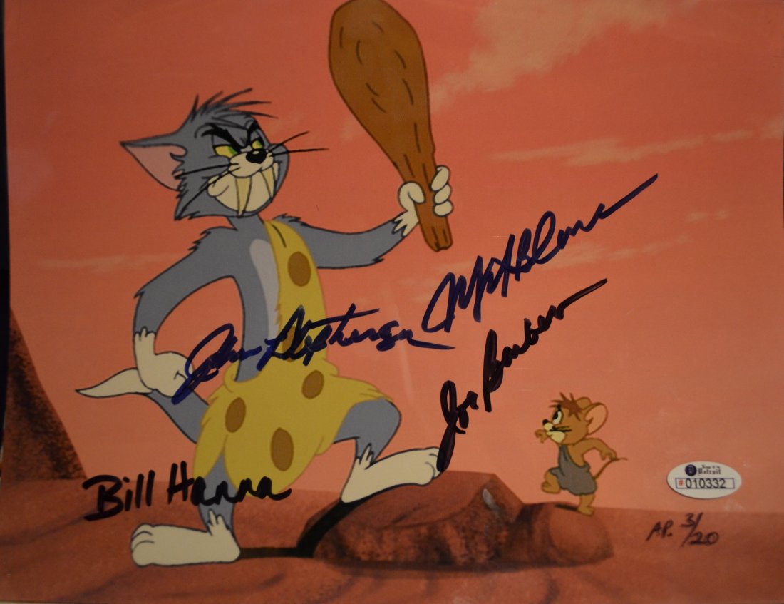 Tom And Jerry Autograph Cell, Tom And Jerry Sign Cell,