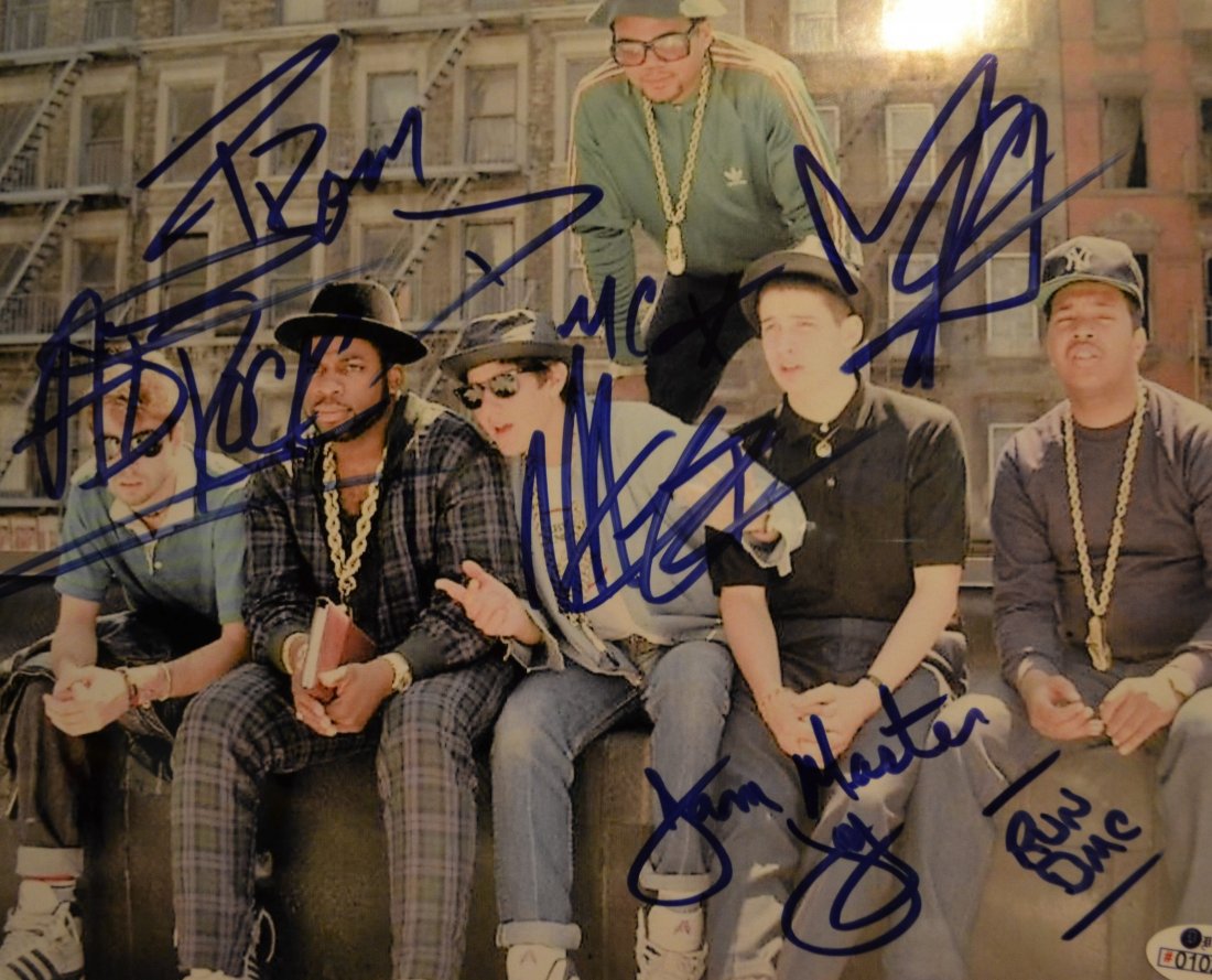 Beastie Boys Sign Photo, Run DMc Autograph photo