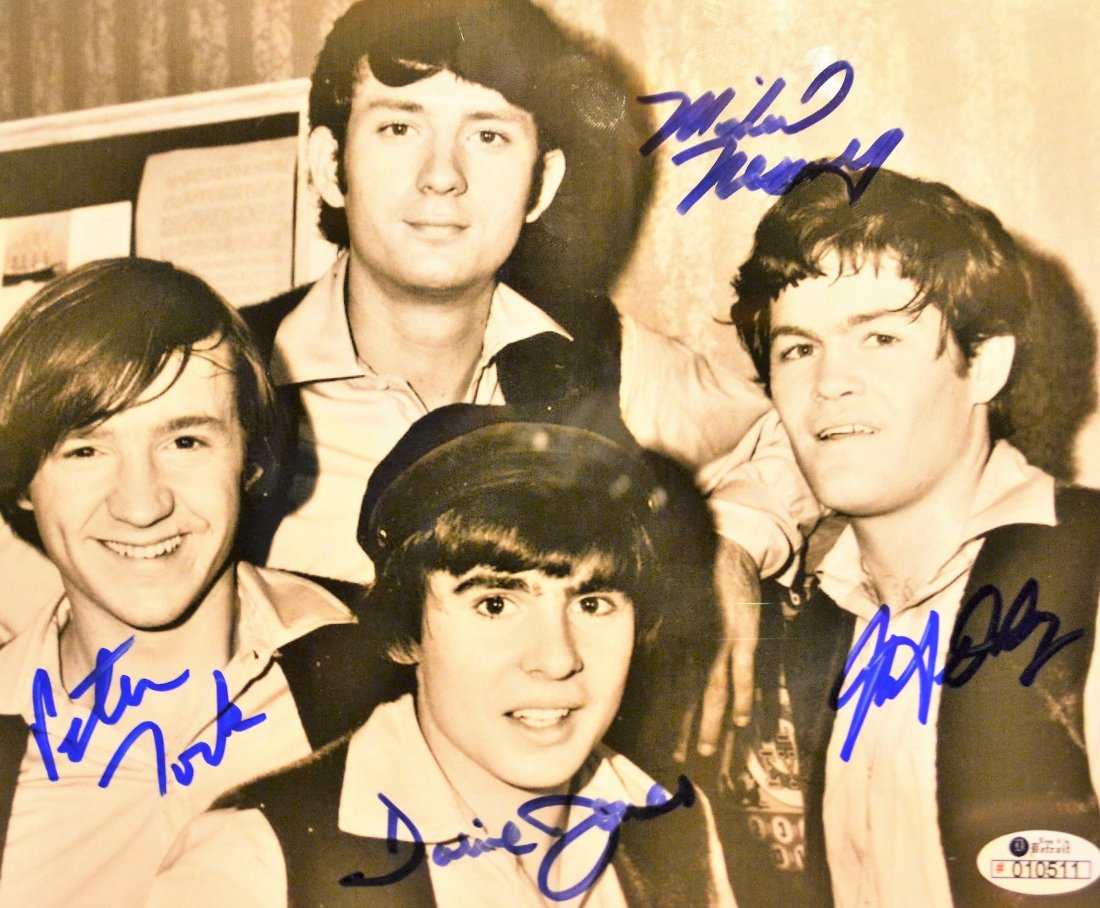 The Monkees Autograph Photo , The Monkees Signed Photo