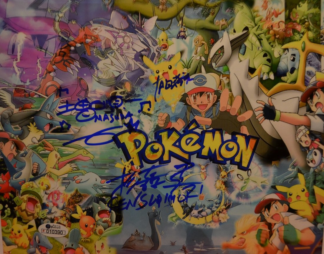 Pokemon Autograph transperency cell Pokemon sign photo - Apr 07, 2019 ...
