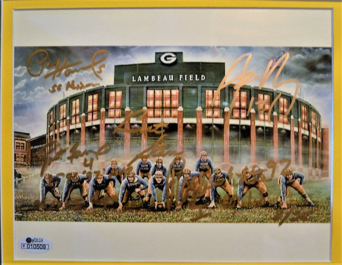 Green Bay Packers Legends Sign Photo , Green Bay Packer