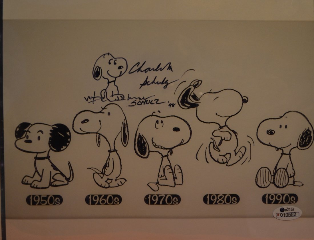 Snoopy Sign , Peanuts Sign , Snoopy Sketch sign Schulz