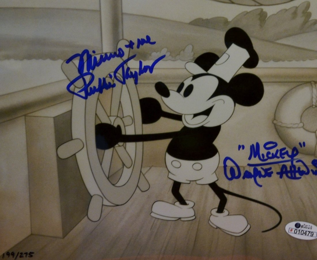 Mickey Mouse Autograph , Minnie Mouse Disney Sign