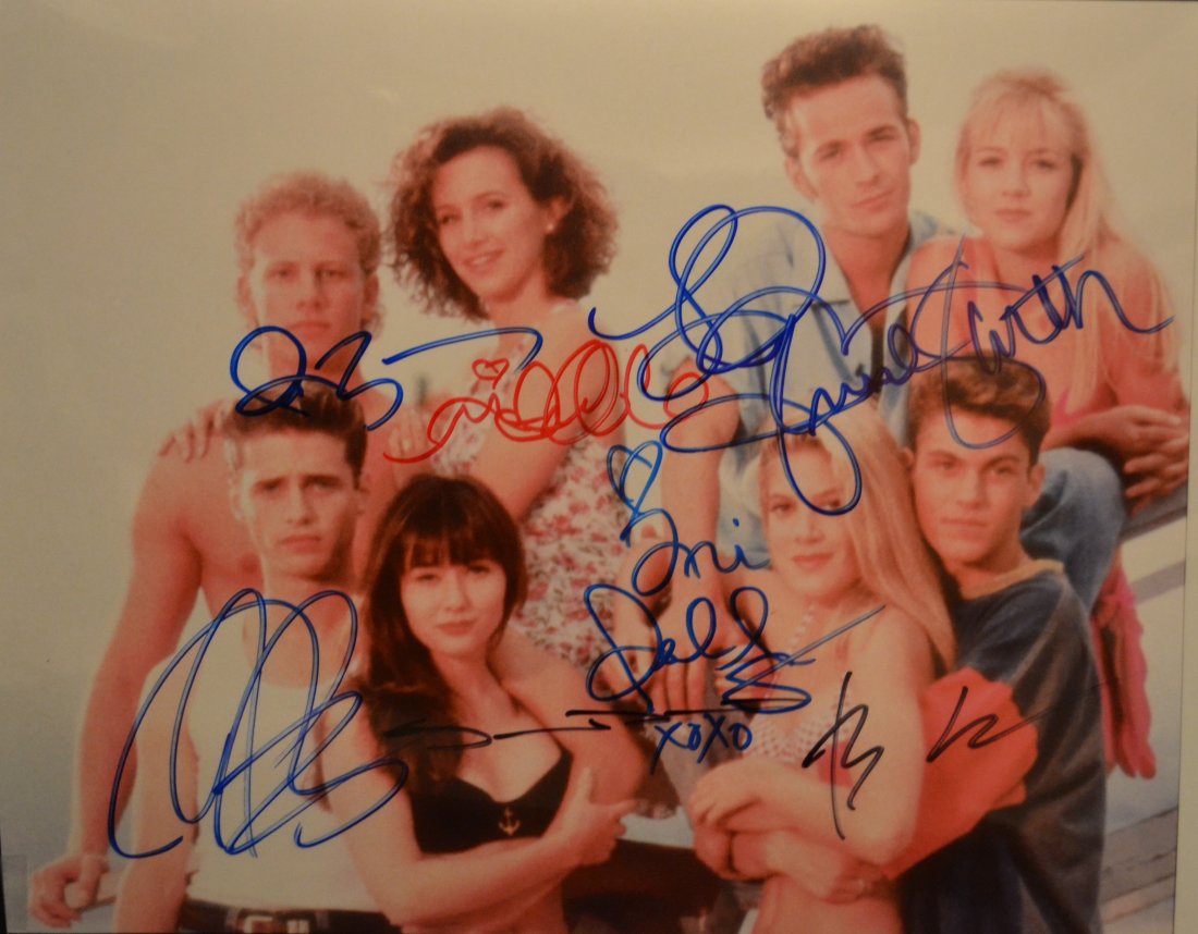 90210 Cast Autograph , Luke Perry Autograph Photo - Mar 29, 2020 | Keep ...