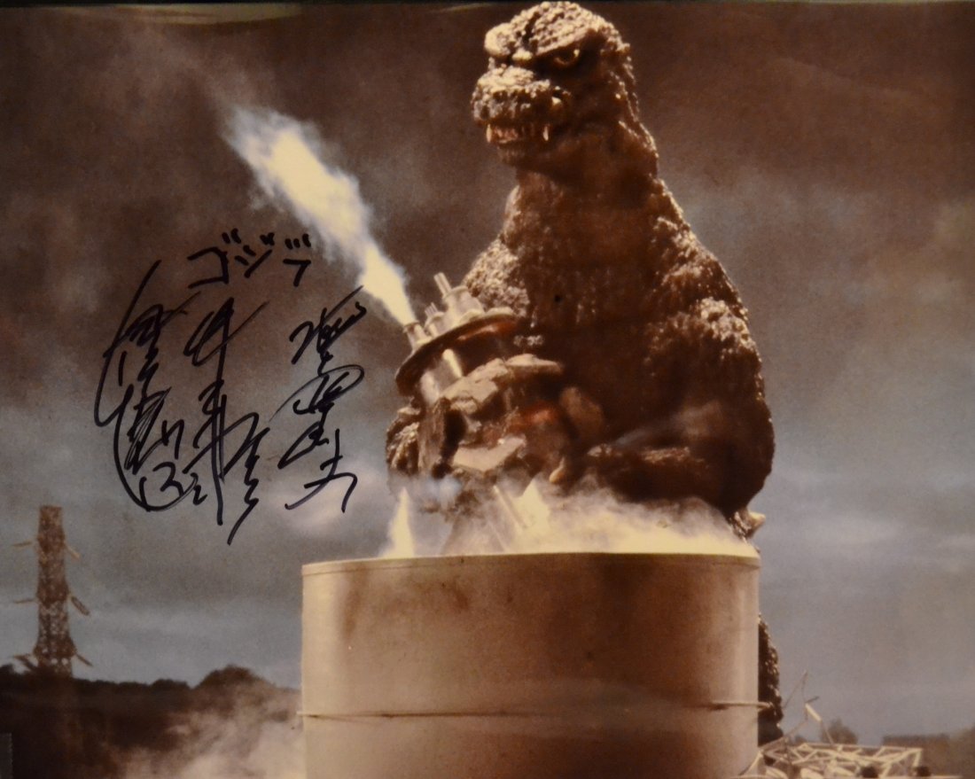 Godzilla Autograph Creators Photo , Godzilla Sign - Mar 29, 2020 | Keep ...