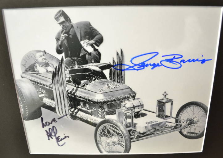The Munsters George Barris Autograph Photo , Munsters C