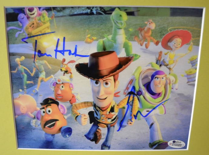 Toy Story Autograph Ton Hanks, Tim Allen Sign