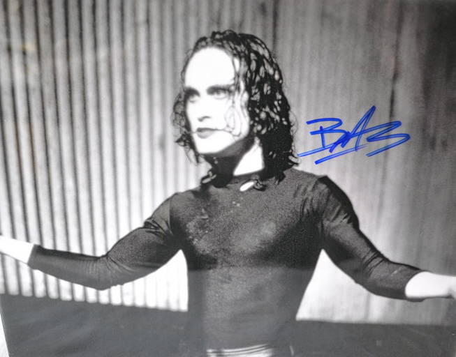 Brandon Lee Autograph The Crow Photo , Brandon Lee Sign