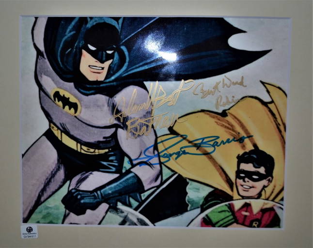 Batman And Robin Autograph Photo , George Barris