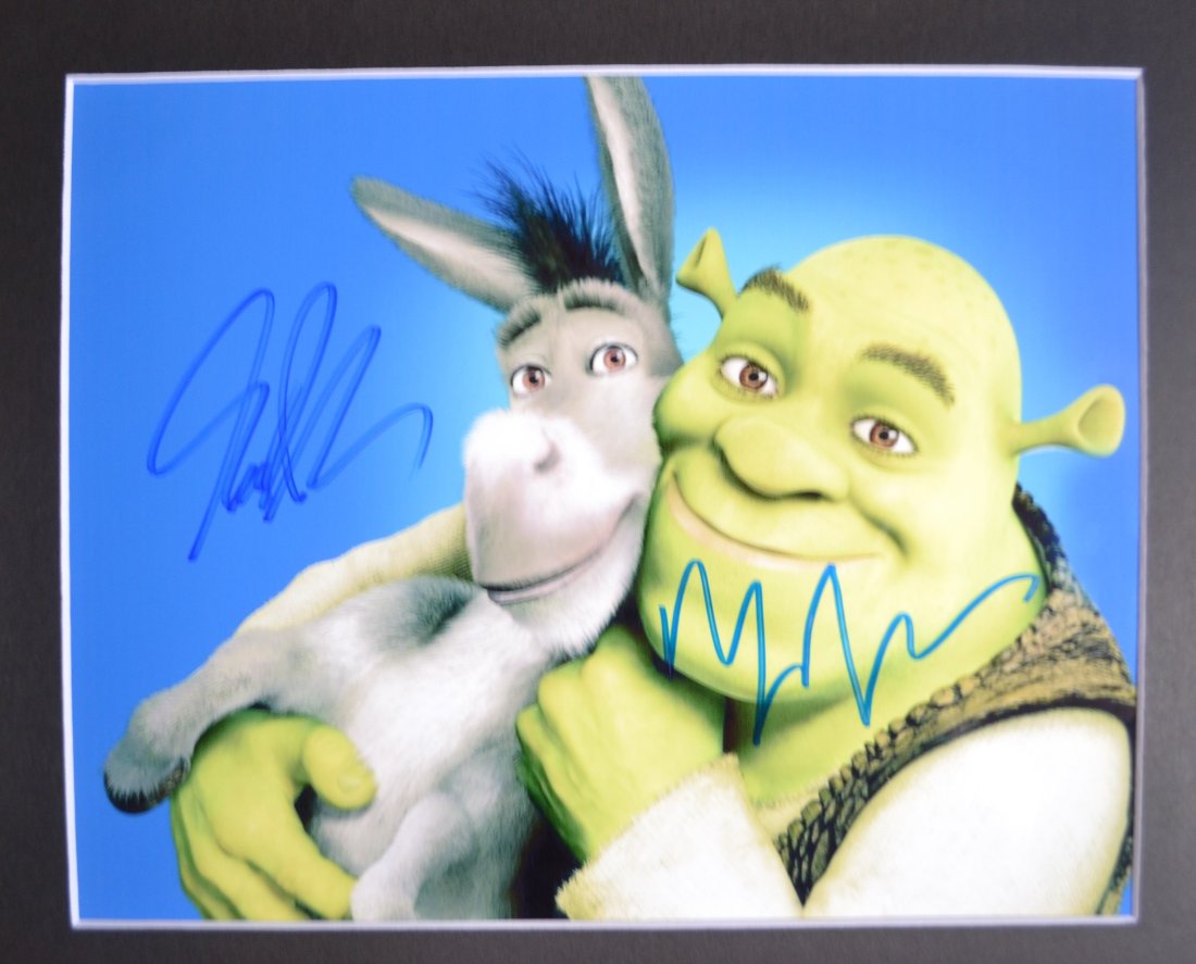 Shrek Autograph Photo, Shrek Donkey Signed Photo (#0030) on Apr 10 ...