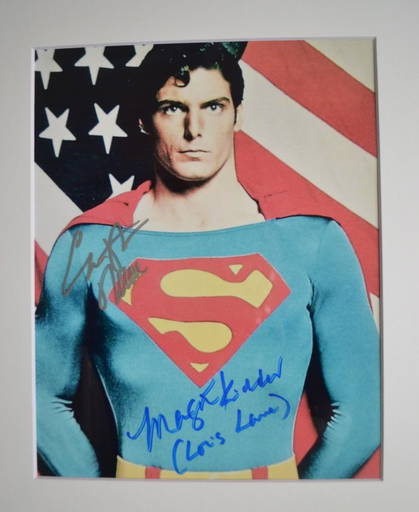 Superman Autograph Christopher Reeve Singed Photo Superman (#0038) on ...
