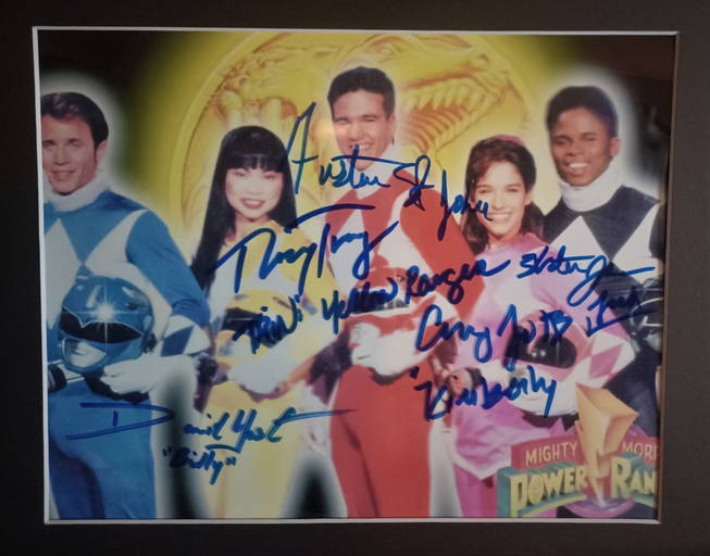Power Rangers Autograph Original Cast, Power Rangers (#0052) on Dec 16 ...