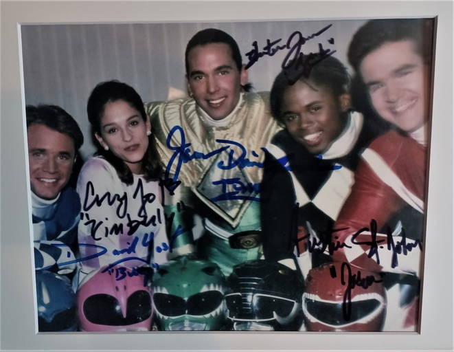 Power Rangers Autograph Original Cast, Power Rangers (#0053) on Dec 16 ...