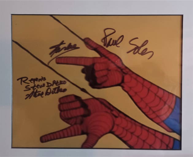 Stan Lee Autograph Spiderman , Steve Ditko Autograph Spiderman - Dec 16 ...
