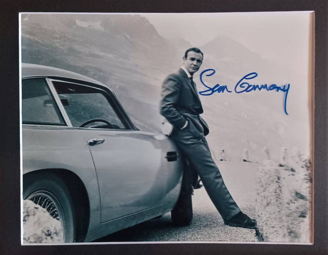 Sean Connery Autograph James Bond Car Photo, Sean Connery Signed (#0067 ...