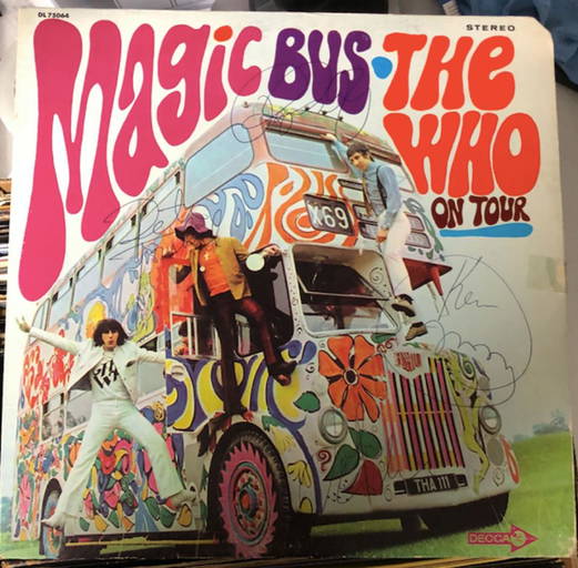 Signed Who Magic Bus Album