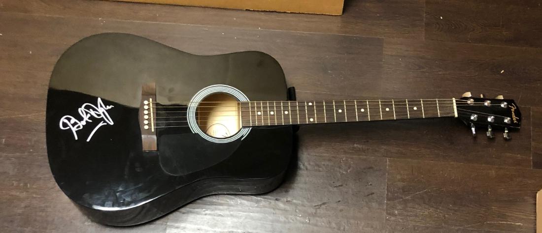 Signed Bob Dylan Acoustic Guitar