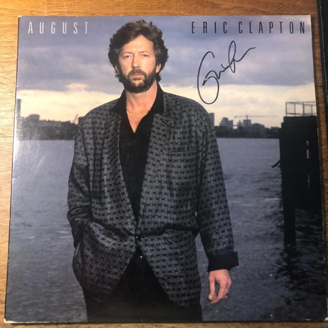 Signed Eric Clapton August Album