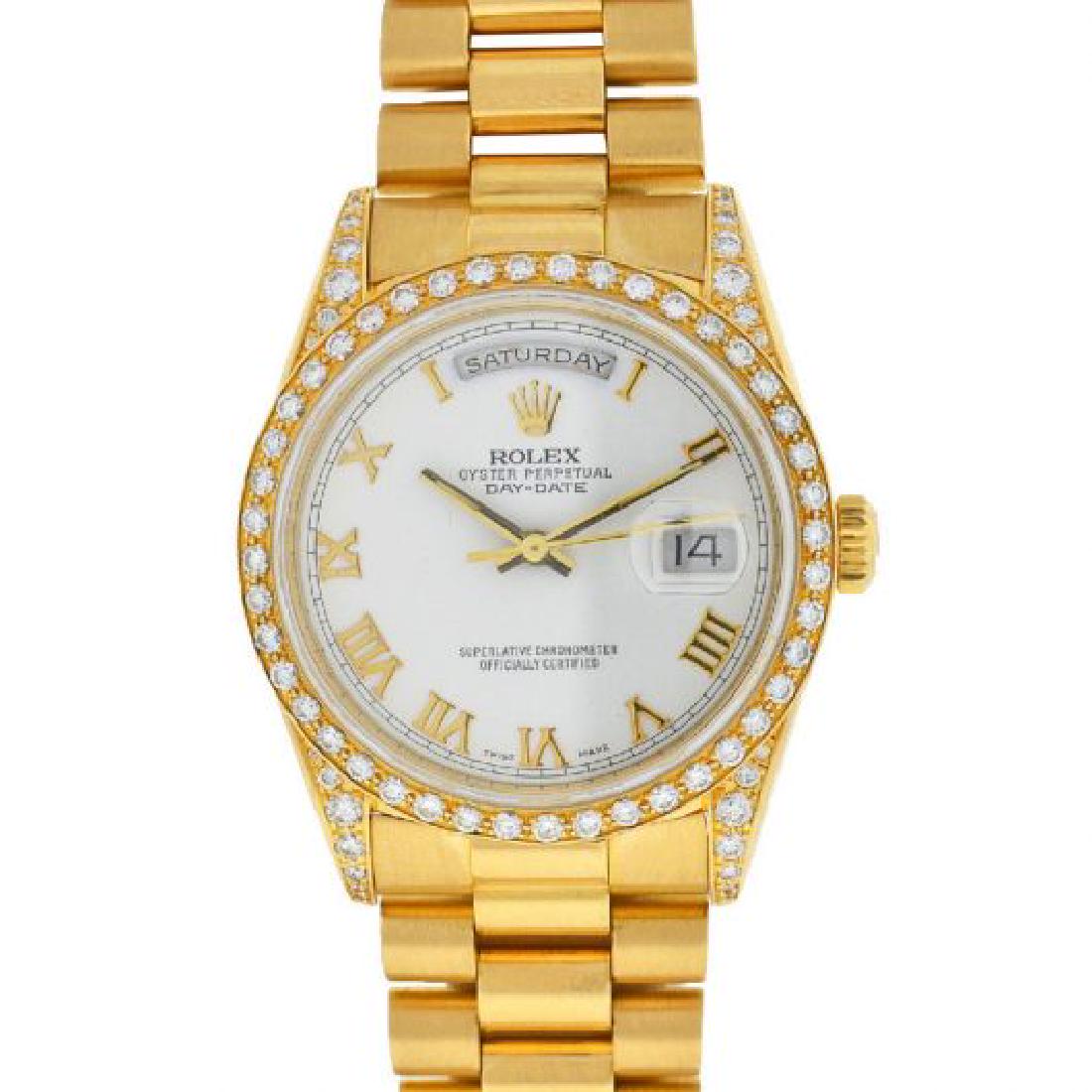 Rolex 18388 Day-Date President Diamonds Watch