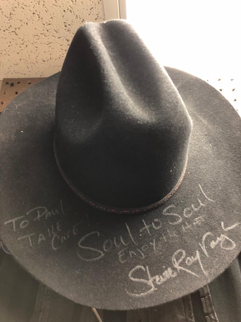 Signed Stevie Ray Vaughan Hat