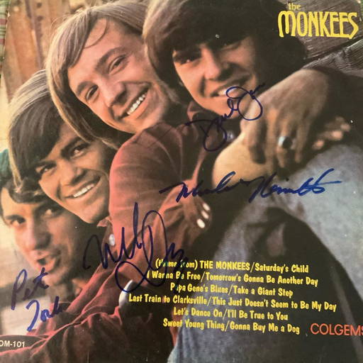 Signed Monkees The Monkees Album