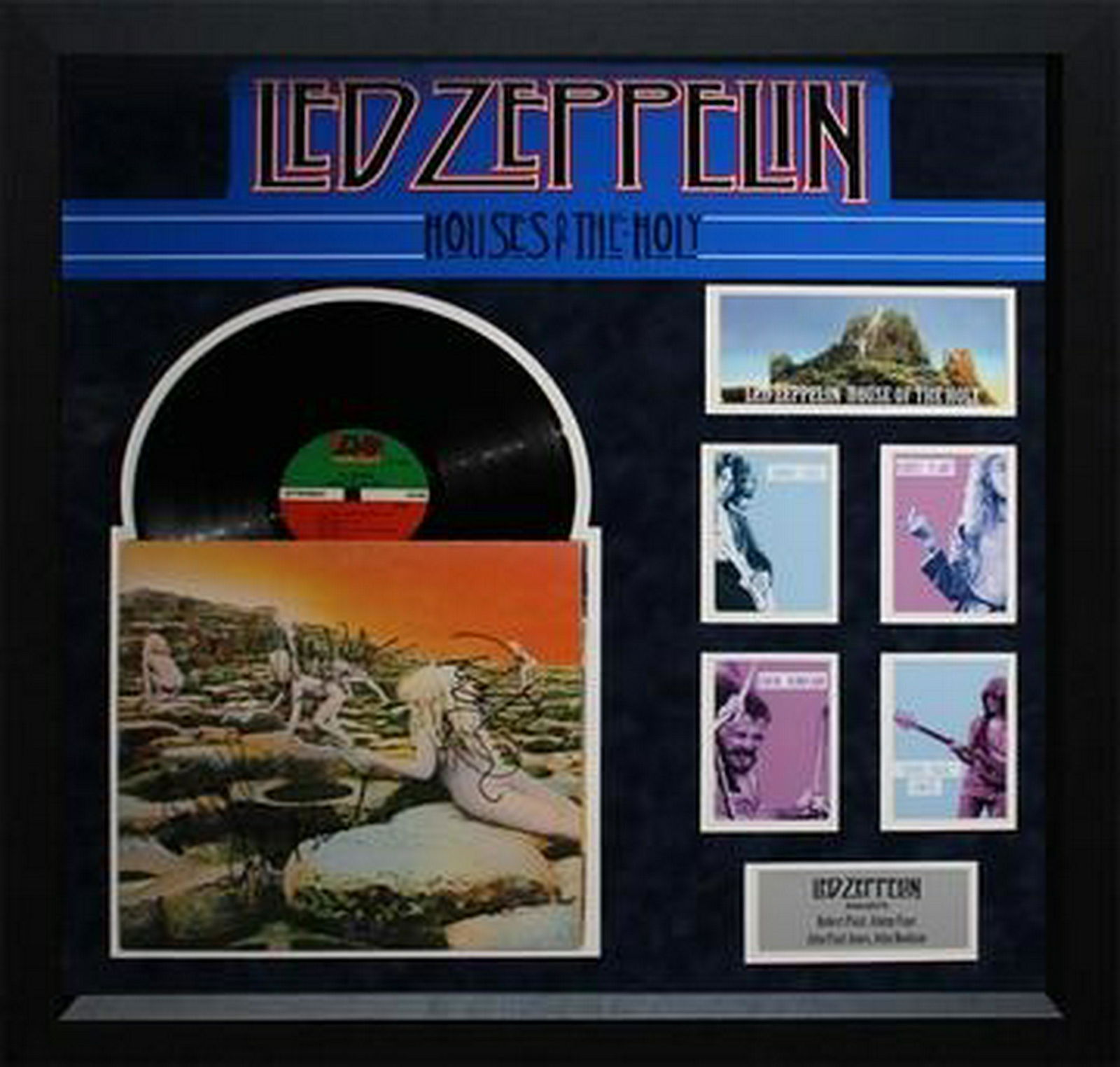 Led Zeppelin "houses Of The Holy" Autographed Album