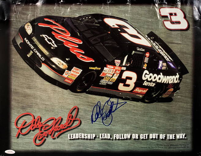 Dale Earnhardt Sr. Signed Poster