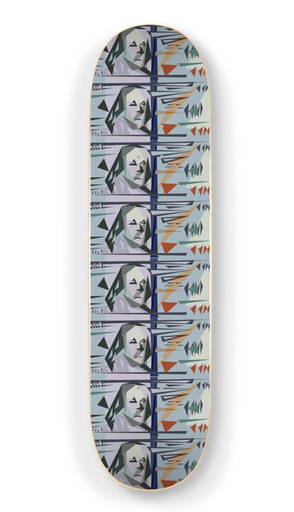 Naturel 'blue C Note' Skateboard Deck