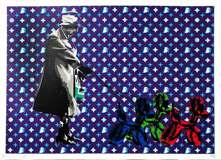 DEATH NYC 'Queen Walking Koons' Lithograph Print - Apr 25, 2020 ...