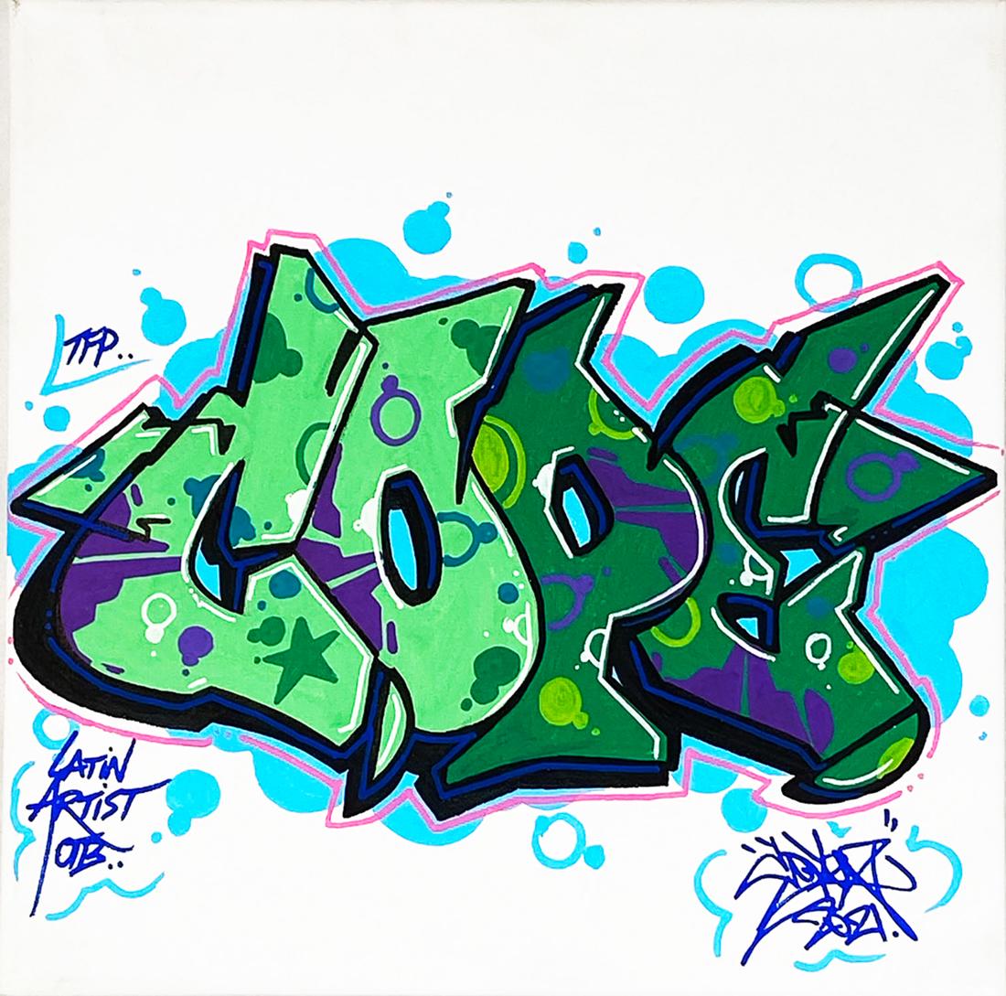 COPE2 'Untitled' (green/green) Original on Canvas - May 22, 2021 ...