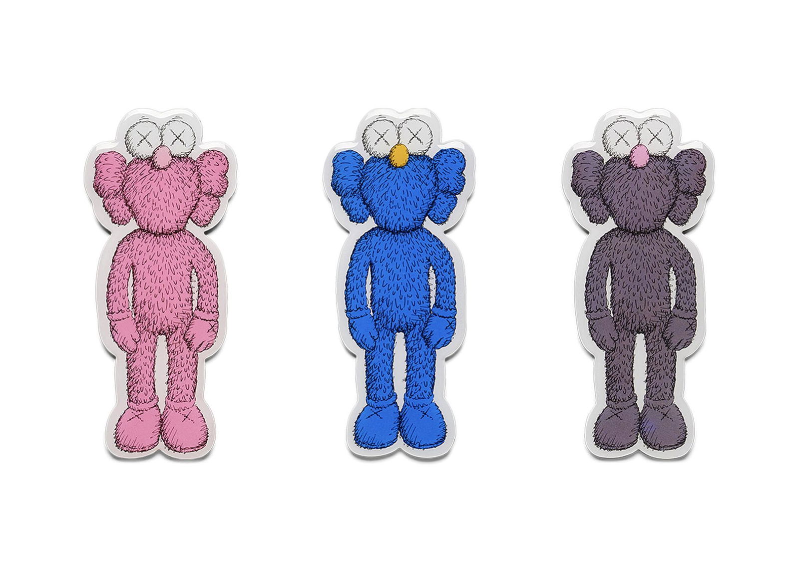 Kaws X Ngv 'bff' Magnet Trio Set