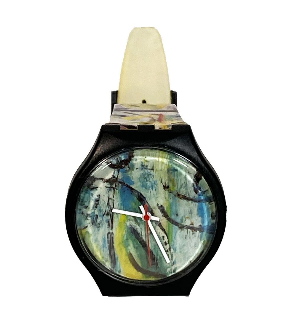 Jackson Pollock 'guardians Of The Secret' Watch W/case