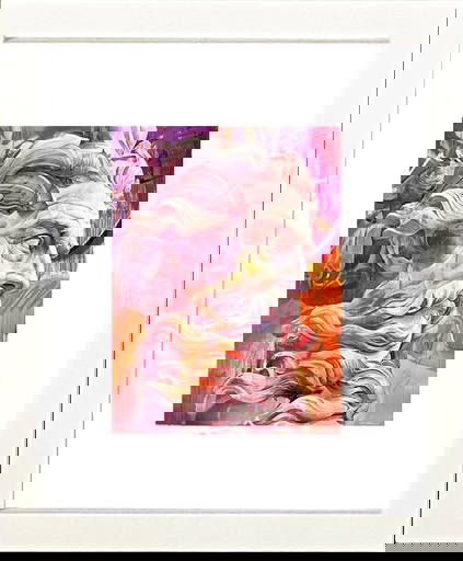 Pichiavo 'orphical Hymn To Mislata Poseidon' (2019) Framed Gallery Postcard