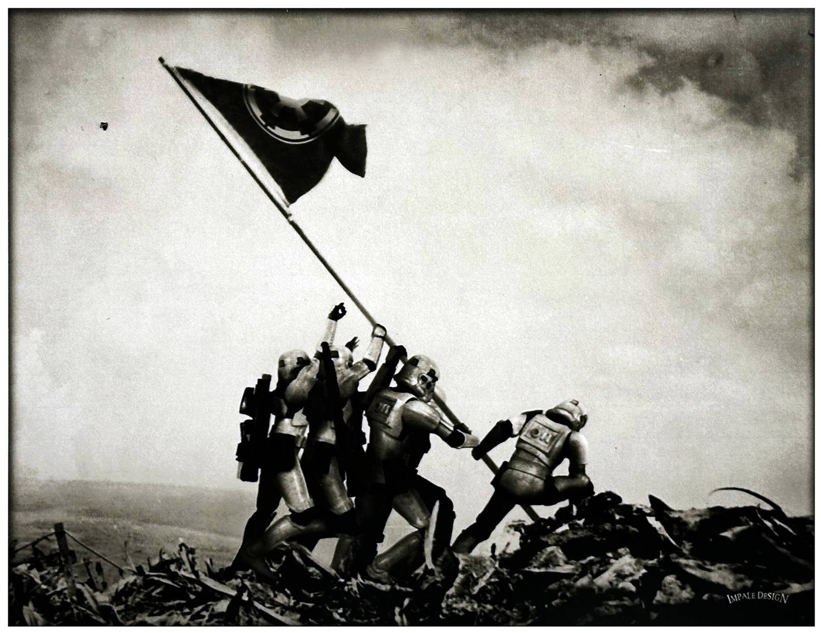 Star Wars X Billy Ludwig 'sw Vs Wwii: Rise' (2005) Offset Lithograph ...