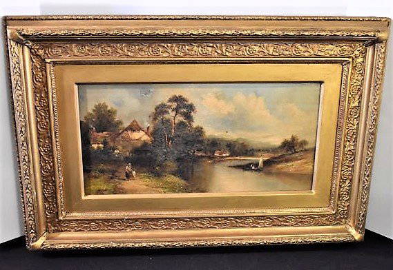 William Allen Wall Oil On Canvas 1801 1885 New Bedford