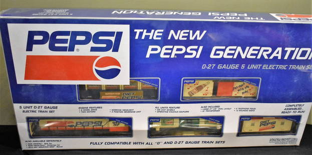 Pepsi Cola Freight Train Set.