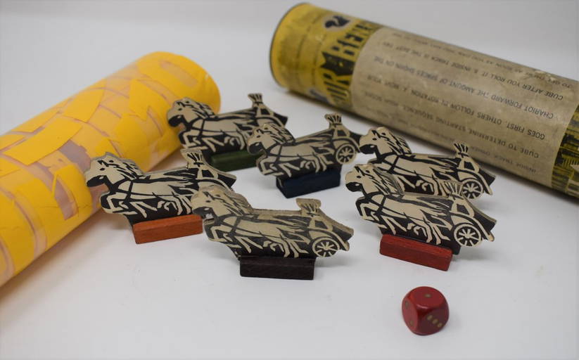 1959 Ben Hur Chariot Race Promo Promotional Board Game