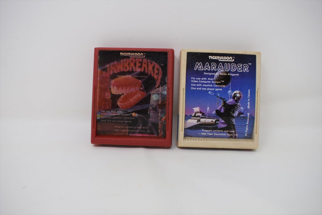 Rare Tigervision Atari Games Jawbreaker & Marauder 1982