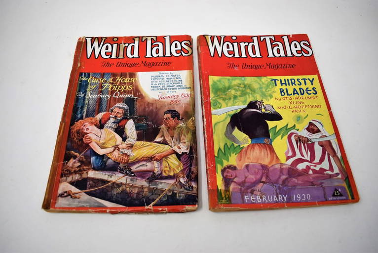 Lot Of 2 Weird Tales Magazines Books 1930