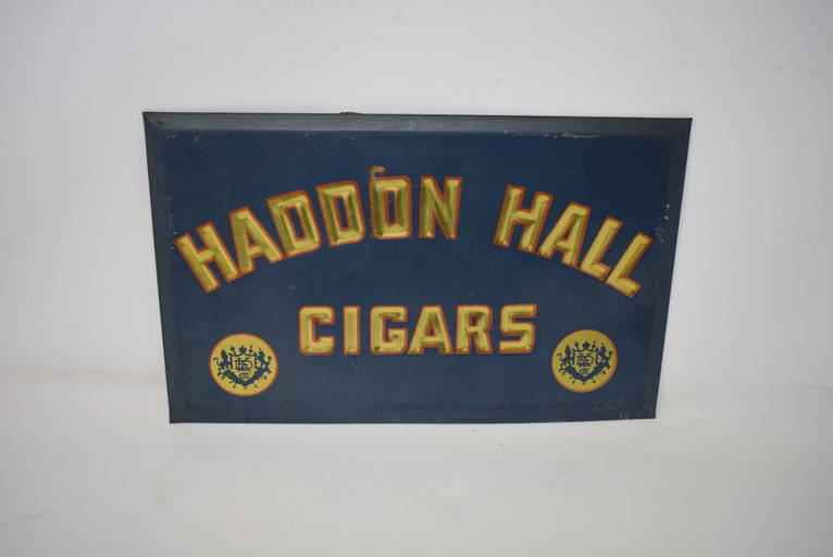 Vintage Haddon Hall Cigars Sign Advertising