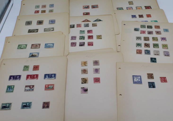 Lot Of Vintage And Antique Foreign Stamps